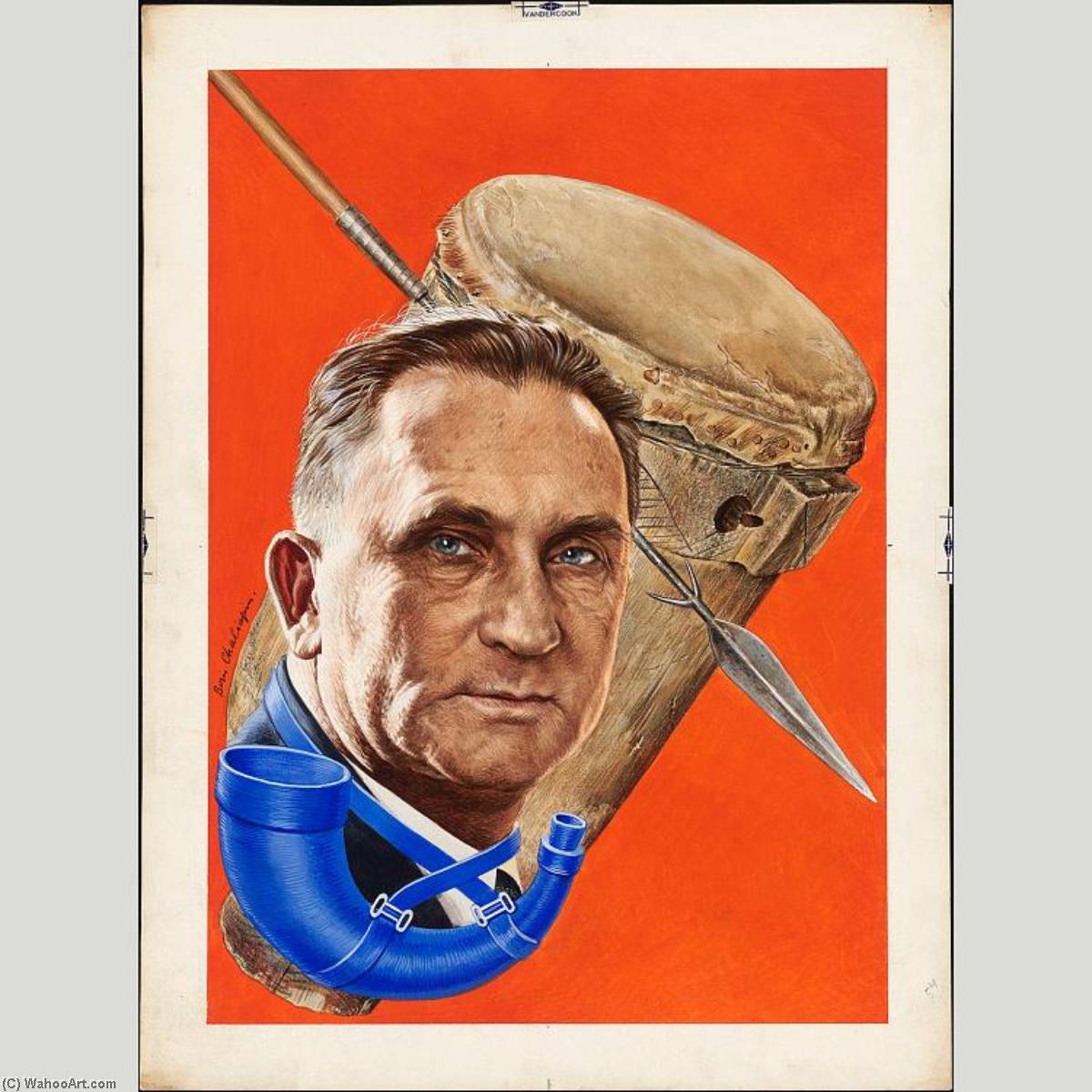 Order Artwork Replica Johanne G. Strydom by Boris Chaliapin (Inspired ...