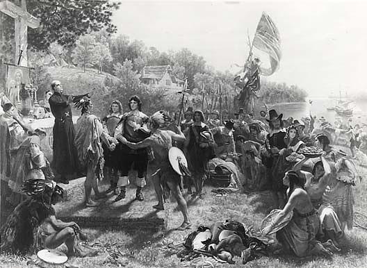 Order Artwork Replica Founding of Maryland, (painting), 1860 by Emanuel ...