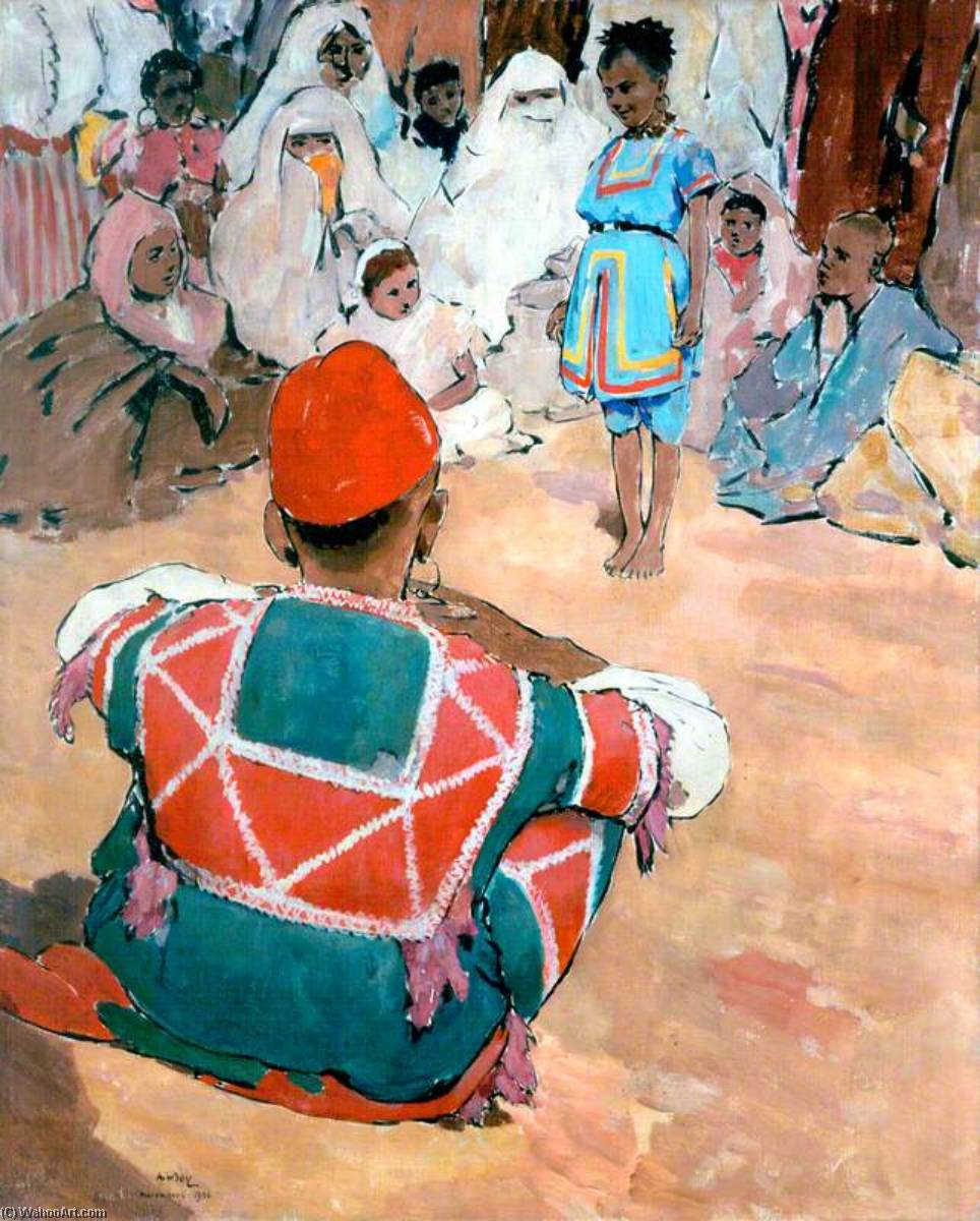 Acrobats, Marrakesh, Morocco, 1936 by James Mcbey (1883-1959) James ...