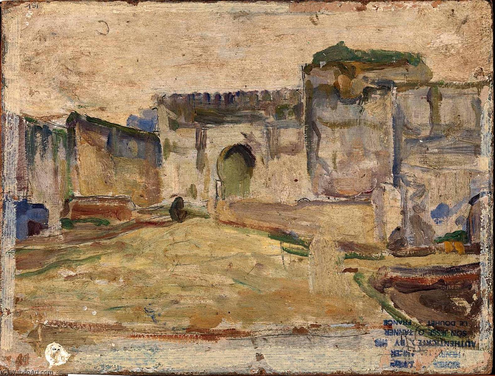 Get Art Reproductions Street Scene, Tangier (Crenelated Architecture ...