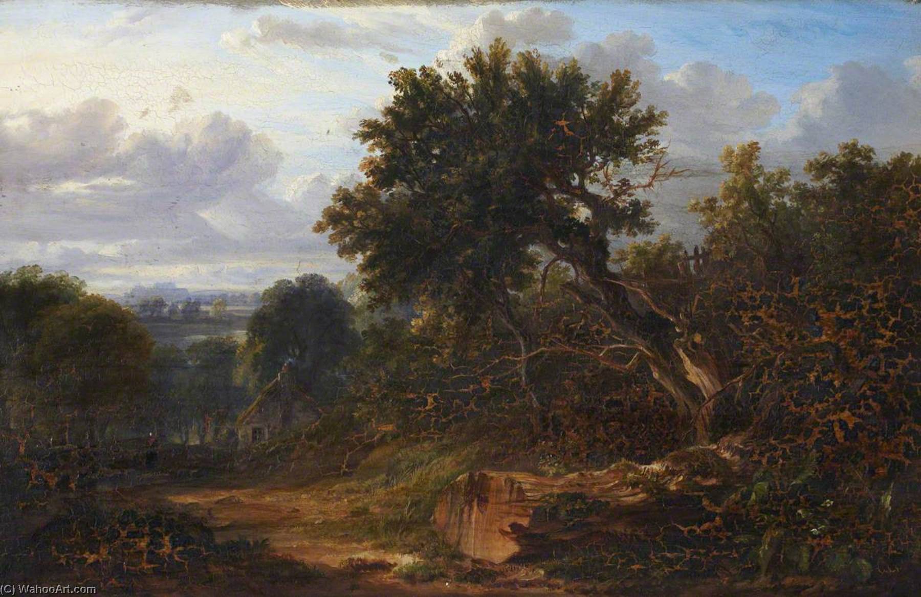 Buy Museum Art Reproductions View near Edinburgh, 1828 by Robert Gibb ...