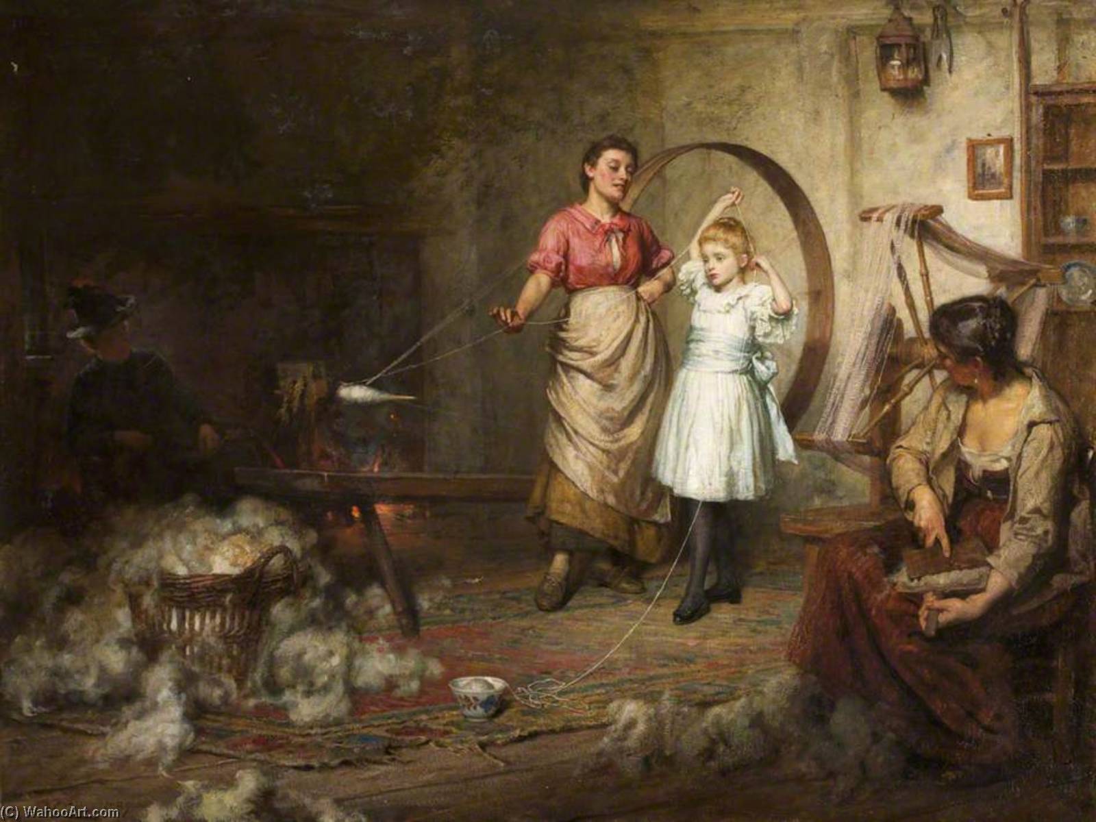 Art Reproductions Her Ladyship`s First Lesson by Frederick George ...