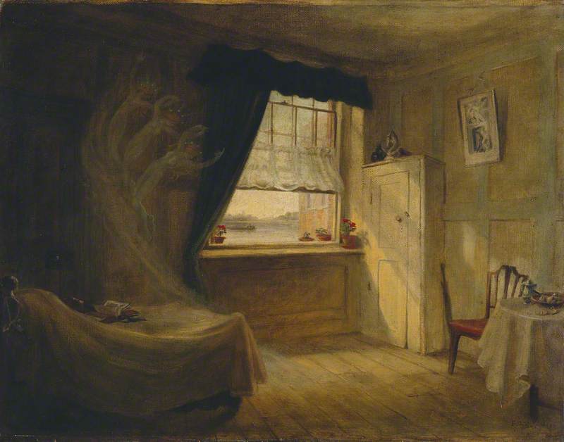 Artwork Replica William Blake`s Room, 1911 by Frederick James Shields ...