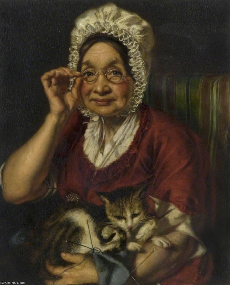 Reproductions De Peintures An Aberdeenshire Guidwife de Alexander Bell ...