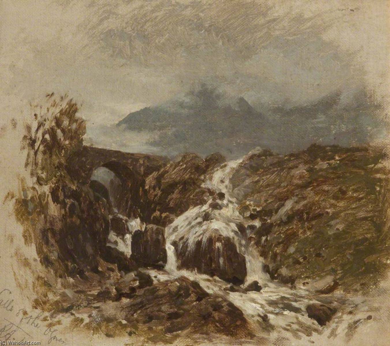 Order Artwork Replica Falls of Ogwen, Nant Ffrancon, 1881 by Reginald ...
