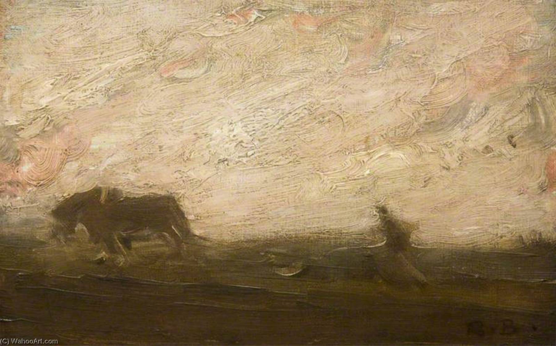 Art Reproductions Man Ploughing by Robert Brough (1872-1905) | WahooArt.com