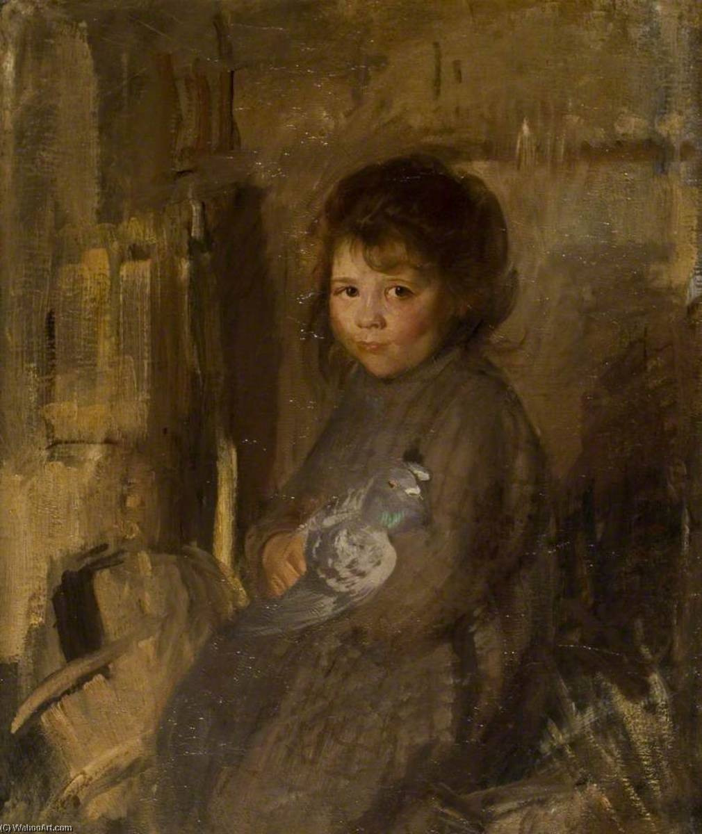 Museum Art Reproductions The Blue Pigeon by James Torrance (1859-1916 ...