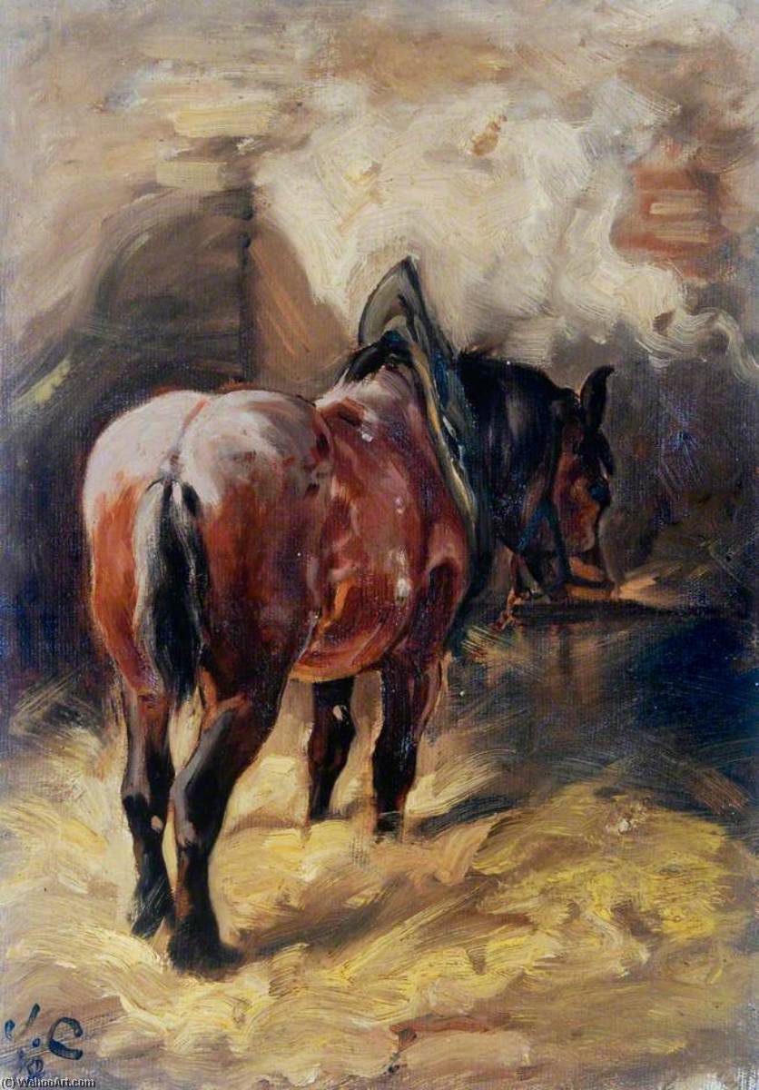 Buy Museum Art Reproductions Horse, Rear View by William Henry Charlton ...