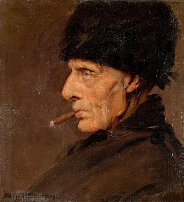 Paintings Reproductions A Volendam Fisherman, 1911 by Beryl Fowler ...