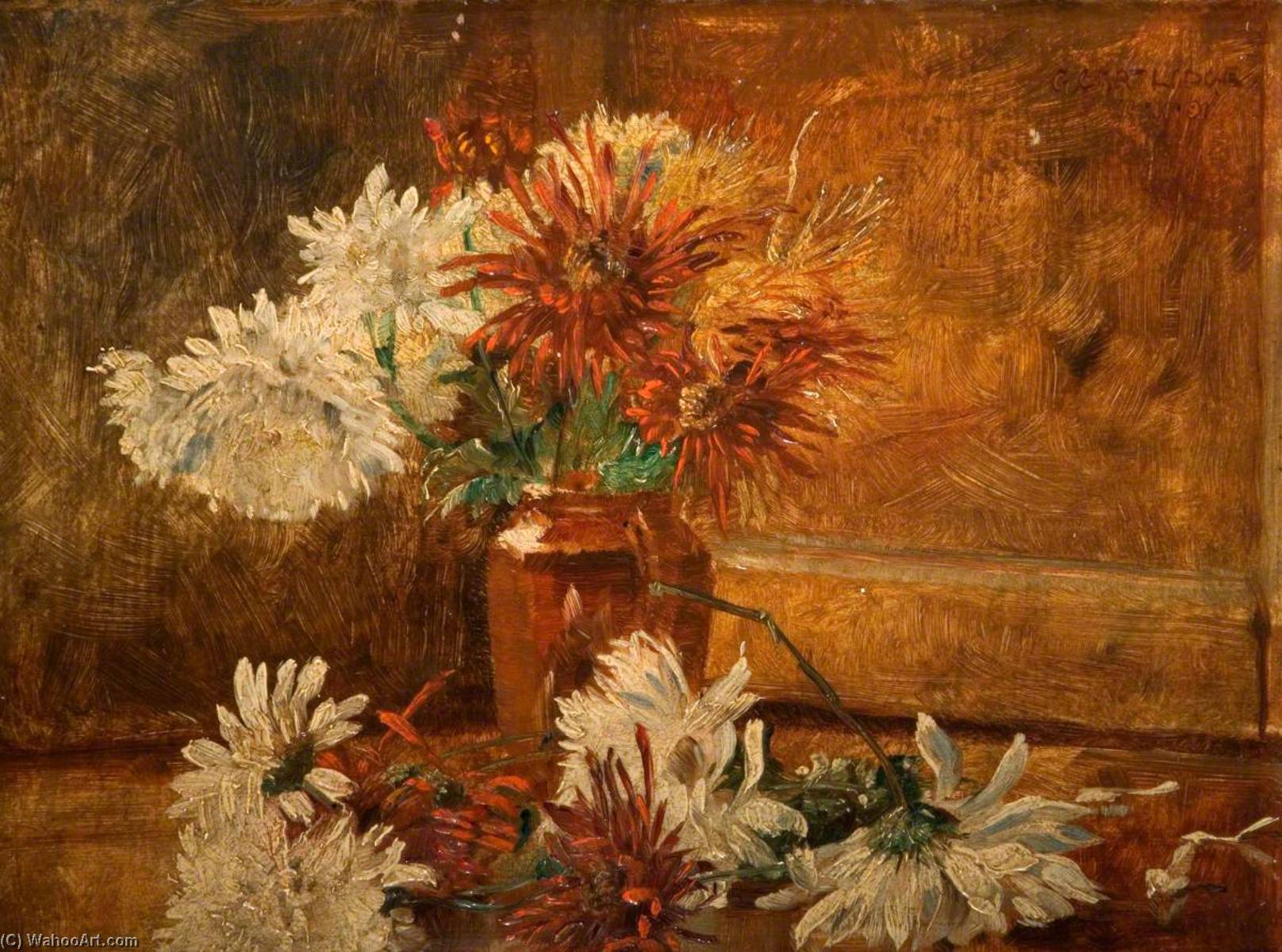 Reproducciones De Pinturas Vida, Crisanthemums, 1891 de George ...