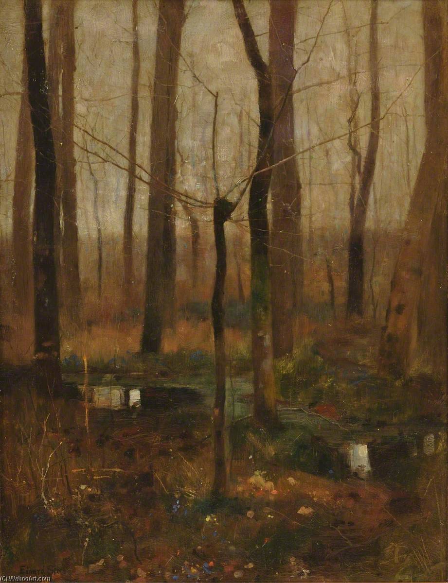 Alone Early Spring Woodland, 1886 de William Edward Stott William ...