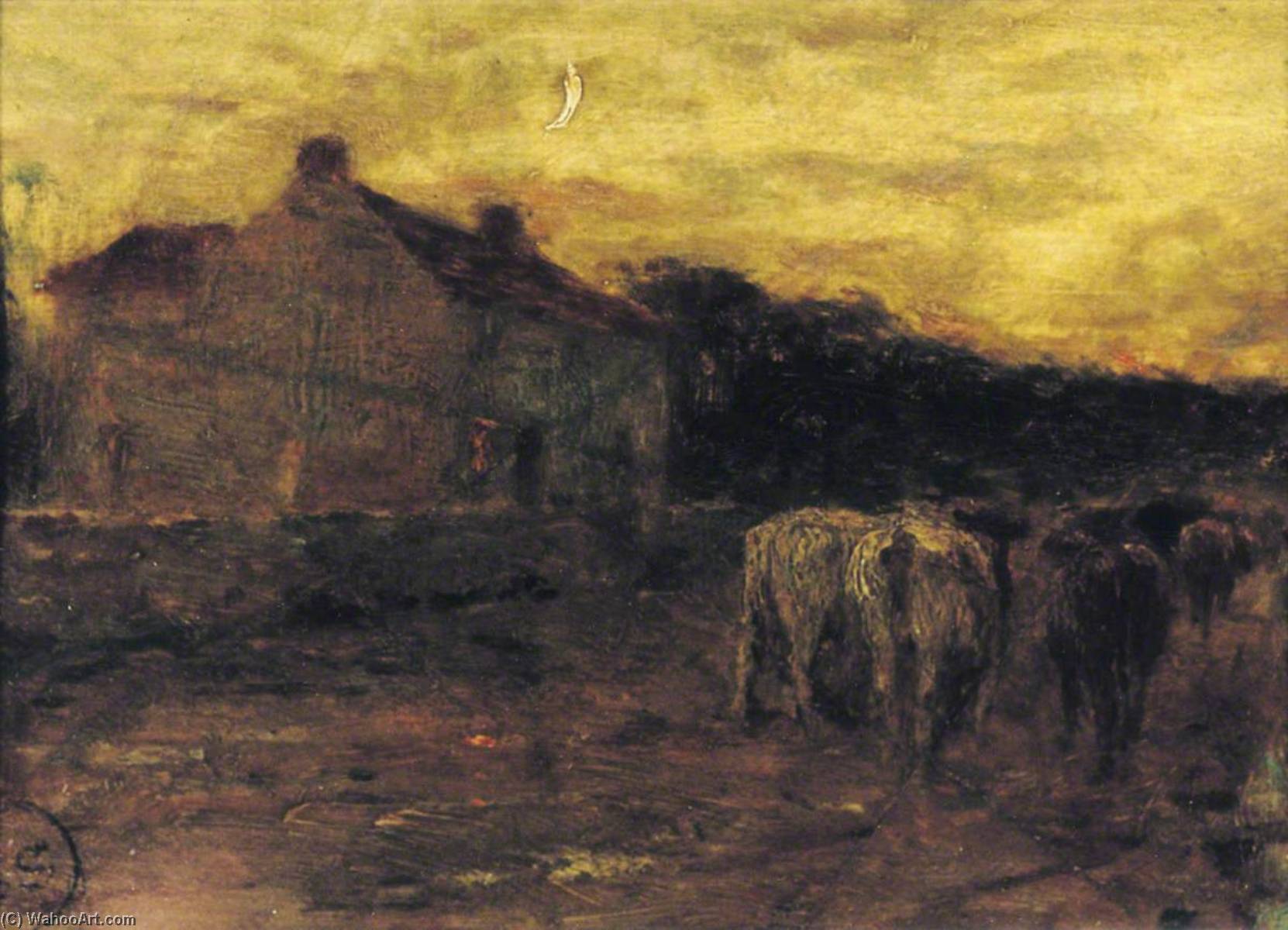 Approaching Night, 1917 by William Edward Stott William Edward Stott ...