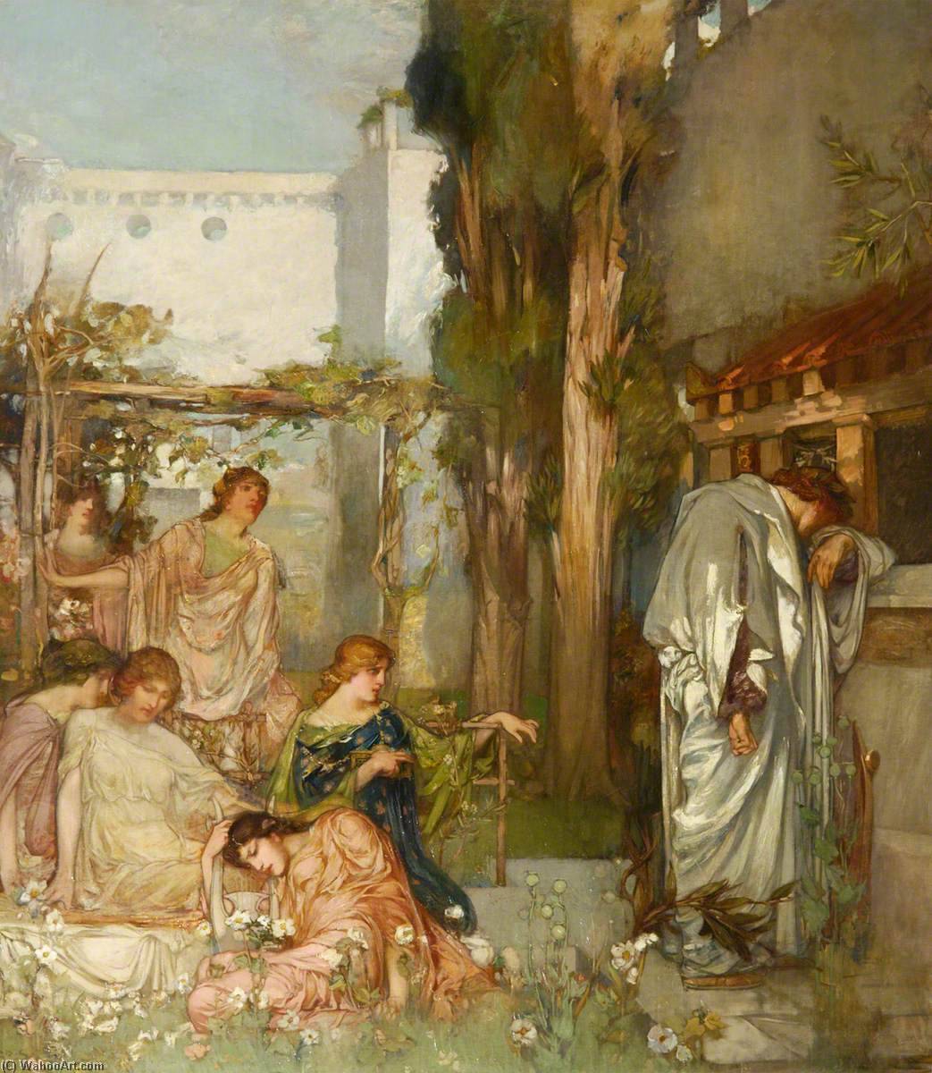 Artwork Replica Orpheus Overcome with Grief, 1909 by Douglas Strachan ...