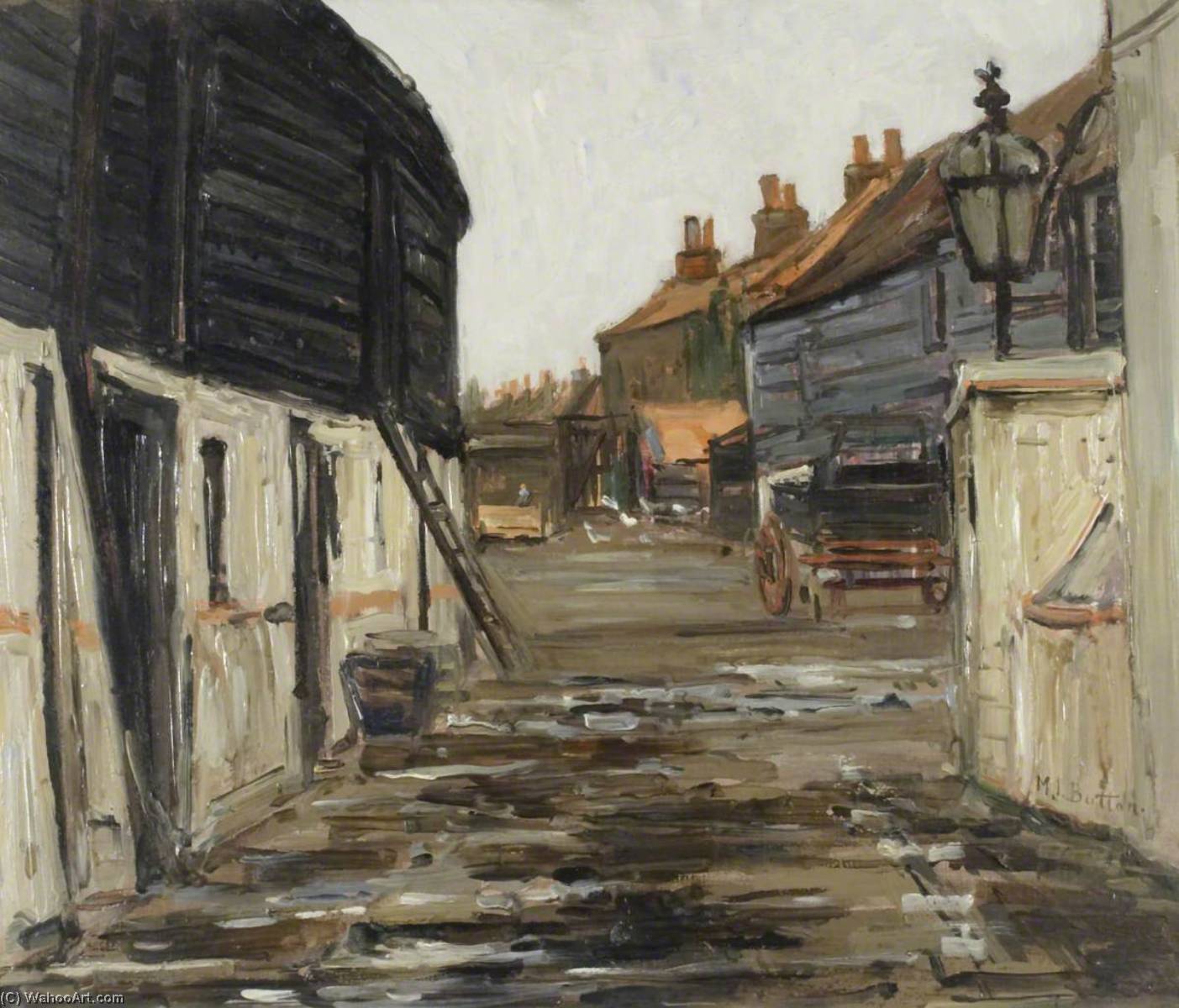 Get Art Reproductions Ram Yard by Maud Ireland Button (Inspired By ...