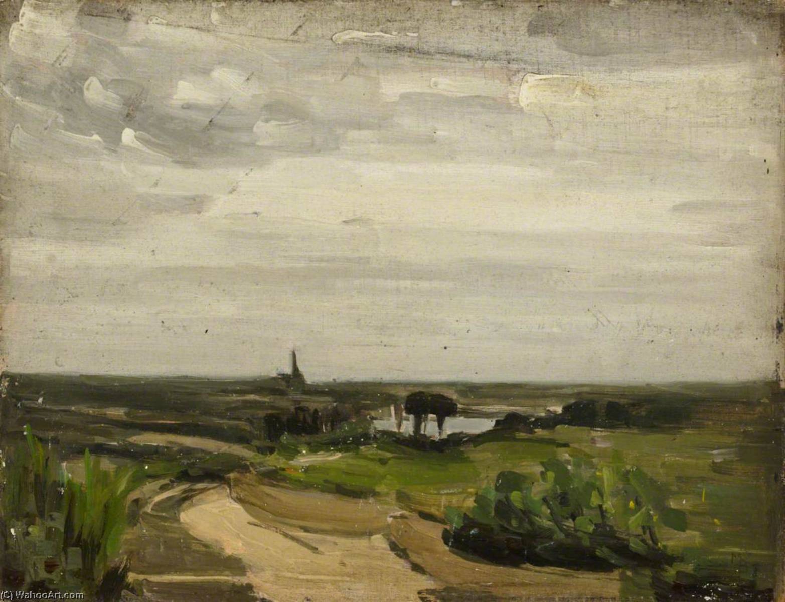 Order Artwork Replica Landscape, 1921 by Maud Ireland Button (Inspired ...