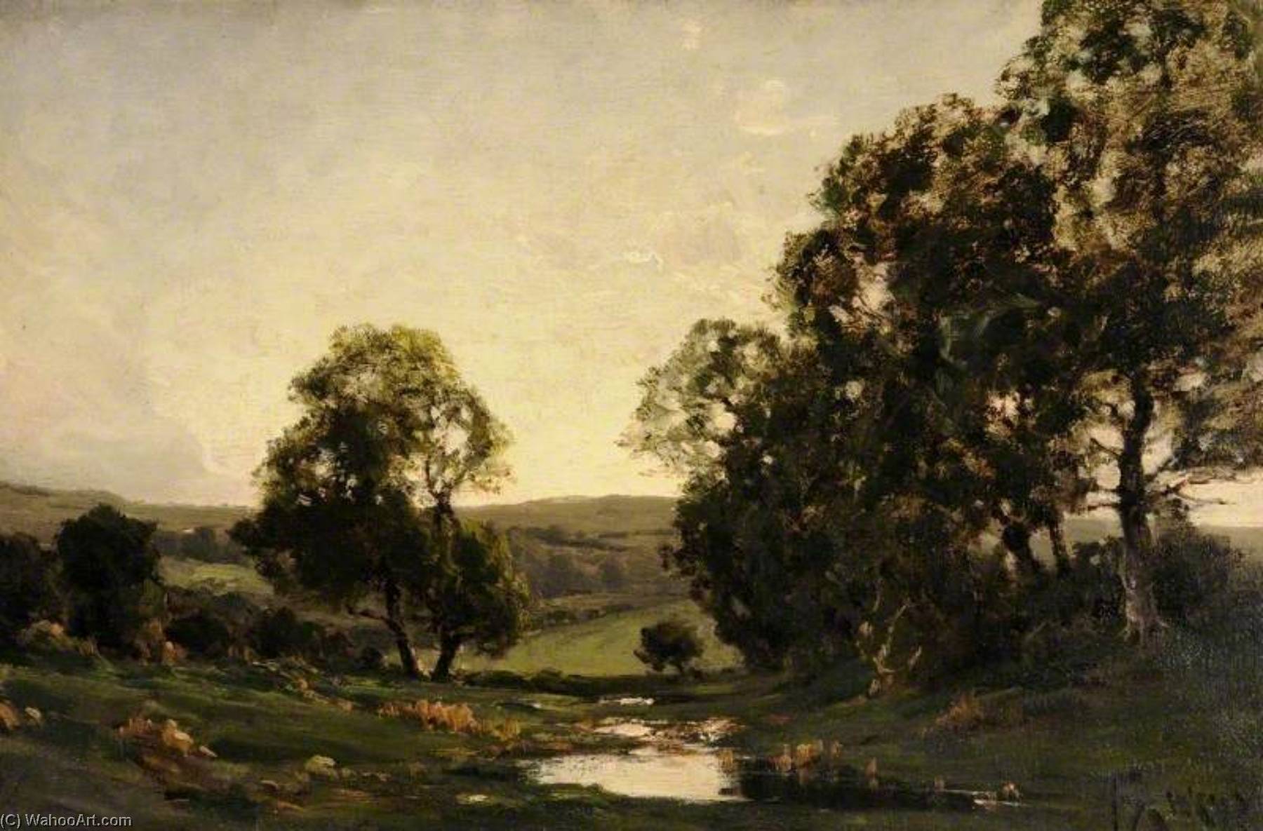 Adquirir Reproduções De Pinturas Boa noite em South Devon por José ...