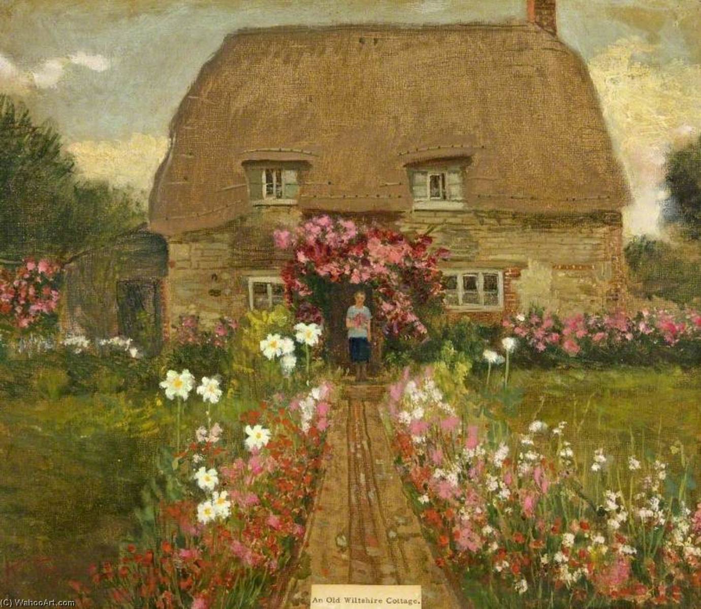 Ordem Reproduções De Arte An Old Wiltshire Cottage por Kate Allen Tryon ...