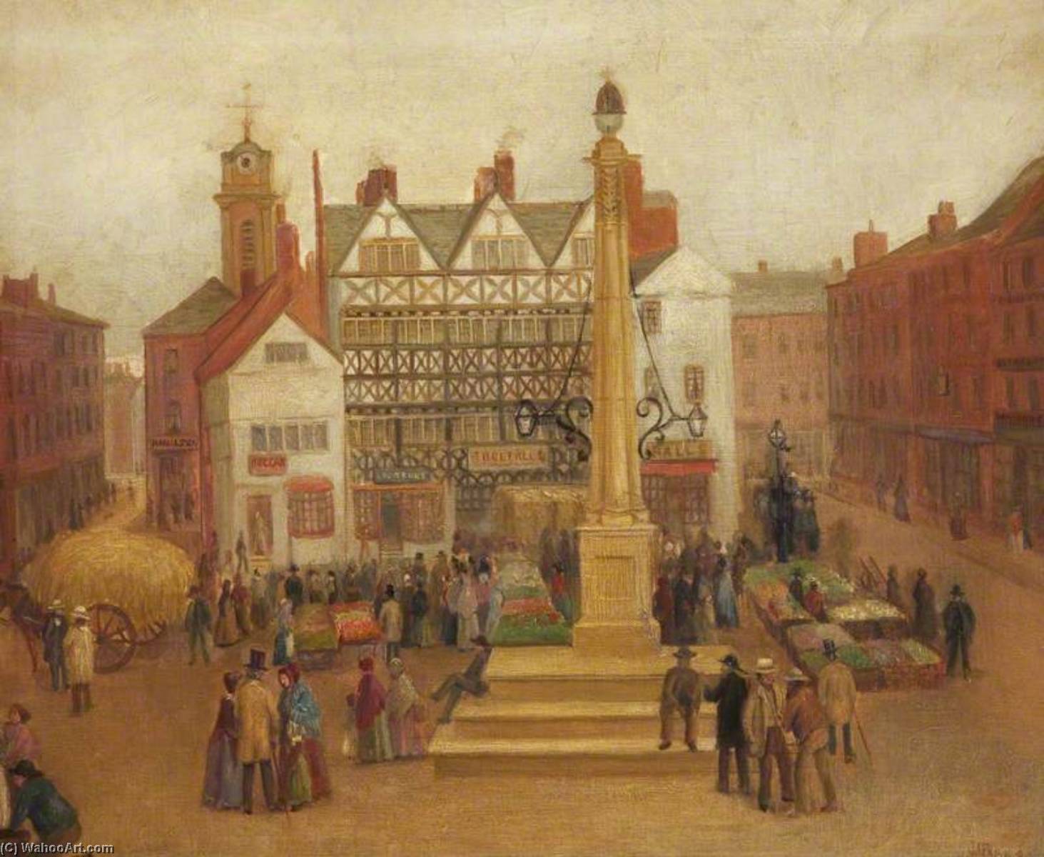 Buy Museum Art Reproductions Preston Market in the Olden Days by John ...