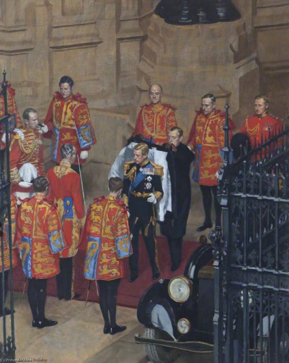 Commander Reproductions D'art Edward VIII (1894–1972), Arrivée à ...