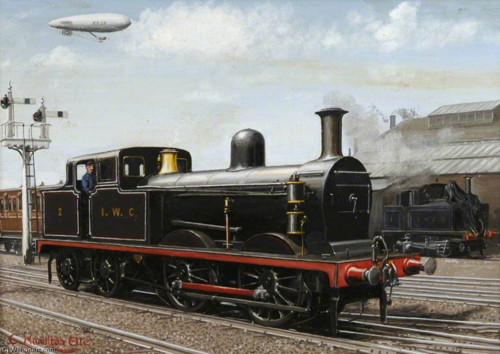 Get Art Reproductions No.2 `Isle of Wight Central` with No.1 `Isle of ...