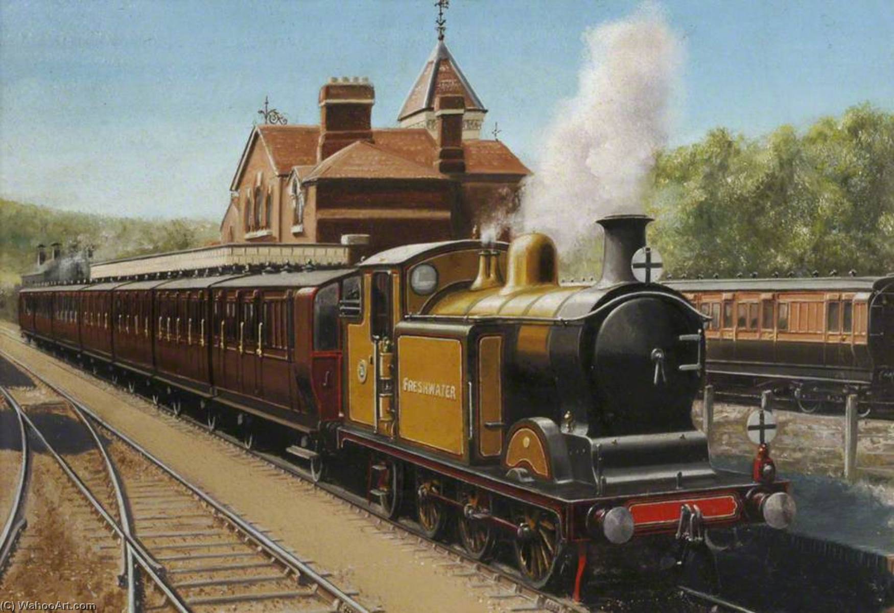 Art Reproductions Freshwater by Cuthbert Hamilton Ellis (Inspired By ...