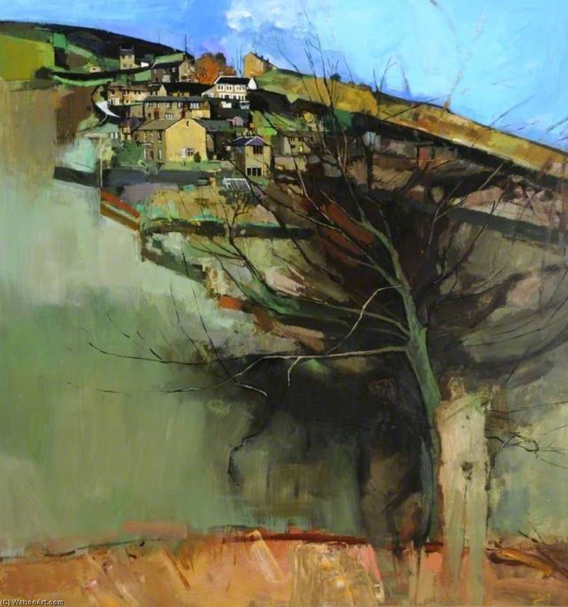 Holmfirth, West Yorkshire, Adam et Eve de Trevor Stubley (1932-2010 ...