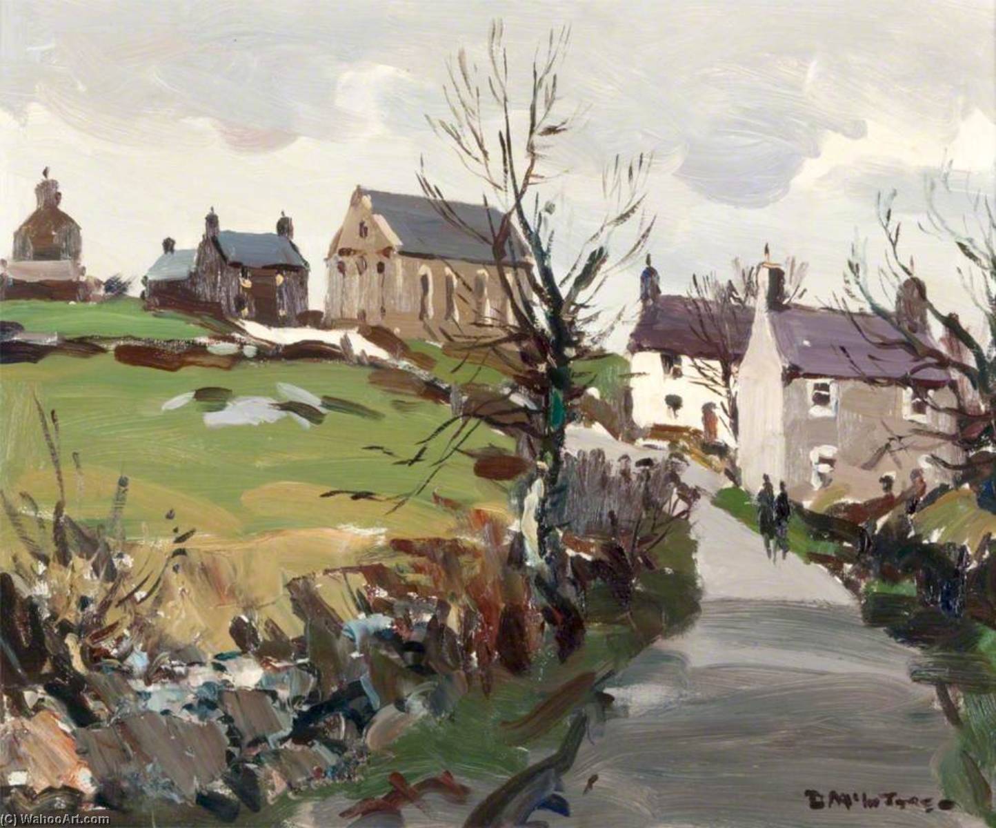 Anglesey Road by Donald Mcintyre (1923-2009) Donald Mcintyre | WahooArt.com