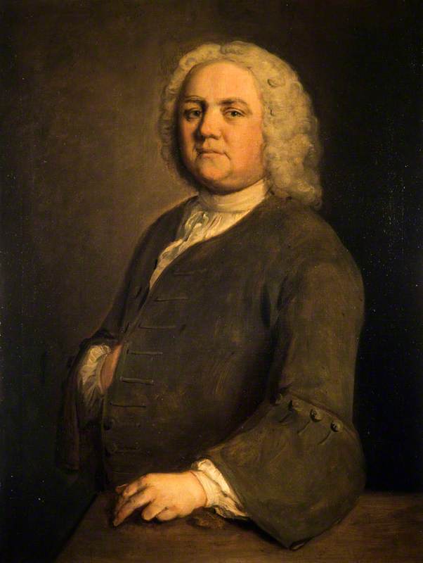 Paintings Reproductions Mr Dawson, 1740 by Philippe Mercier (1689-1760 ...