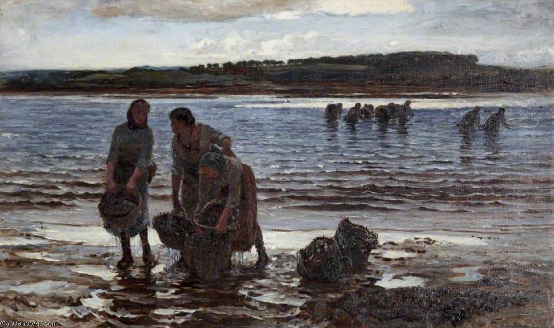 Purchase Oil Painting Replica Kelp Gatherers, 1881 by Colin Hunter ...