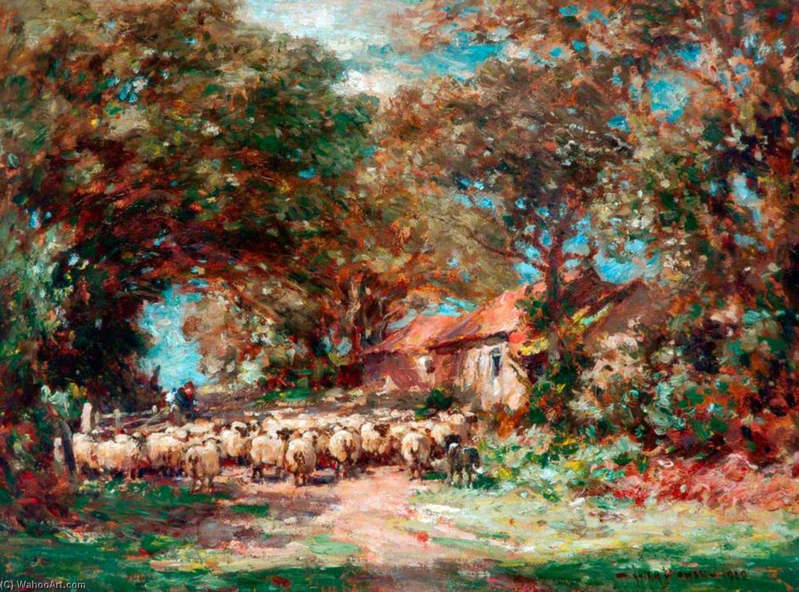 Order Artwork Replica The Farm Lane, 1910 by Owen Bowen (Inspired By ...