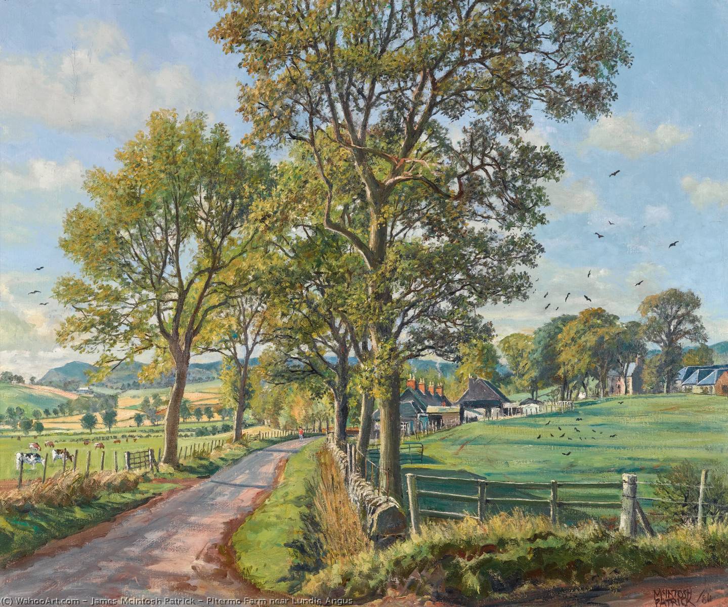 Pitermo Farm near Lundie Angus by James Mcintosh Patrick (1907-1998 ...