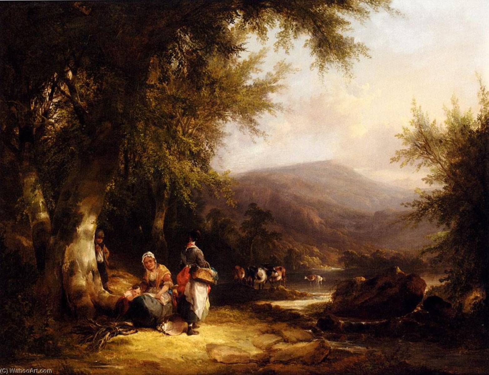 Purchase Oil Painting Replica The End Of The Day by William Shayer ...