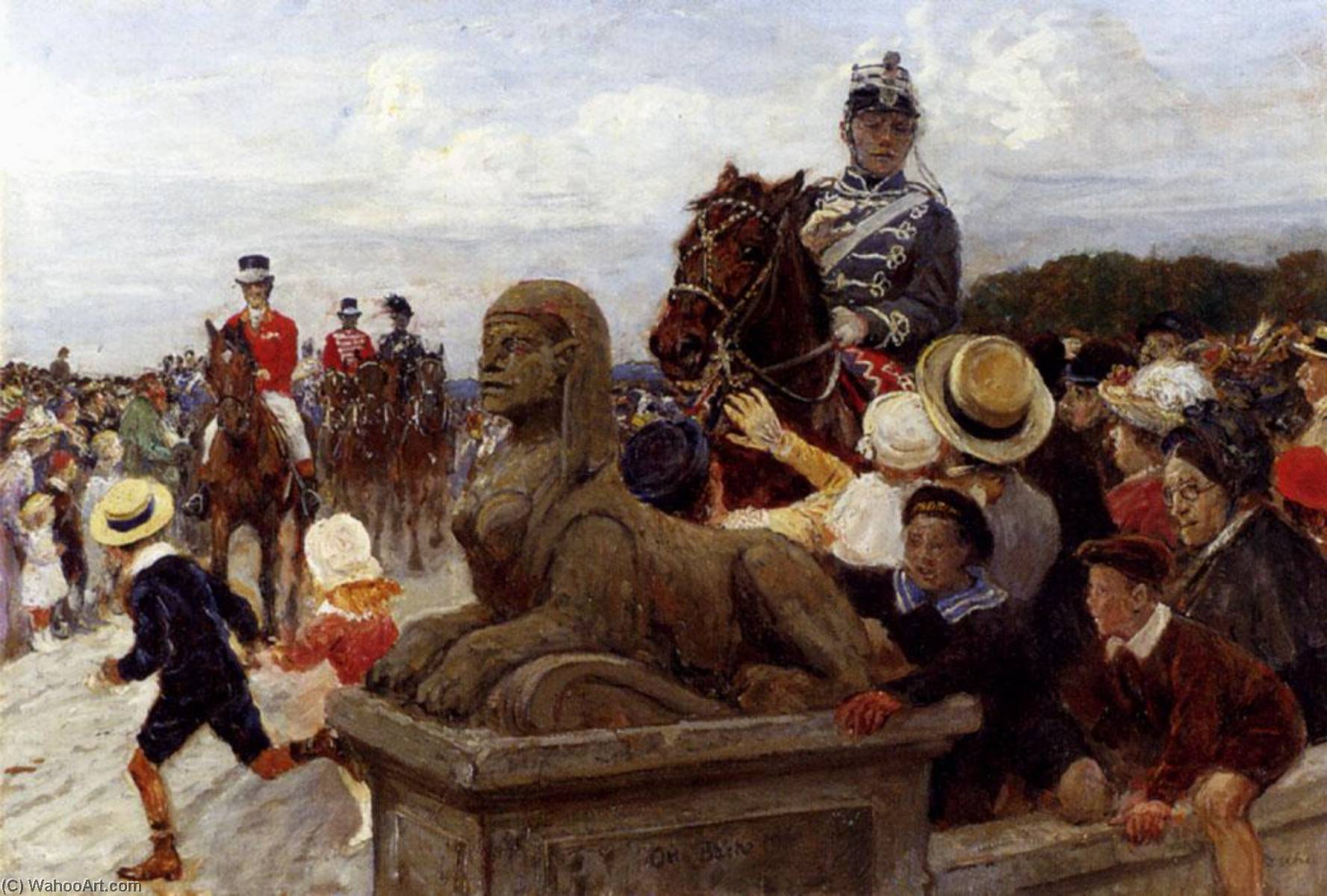 Reproducciones De Arte El Rey viene de Otto Bache (1839-1927, Denmark ...