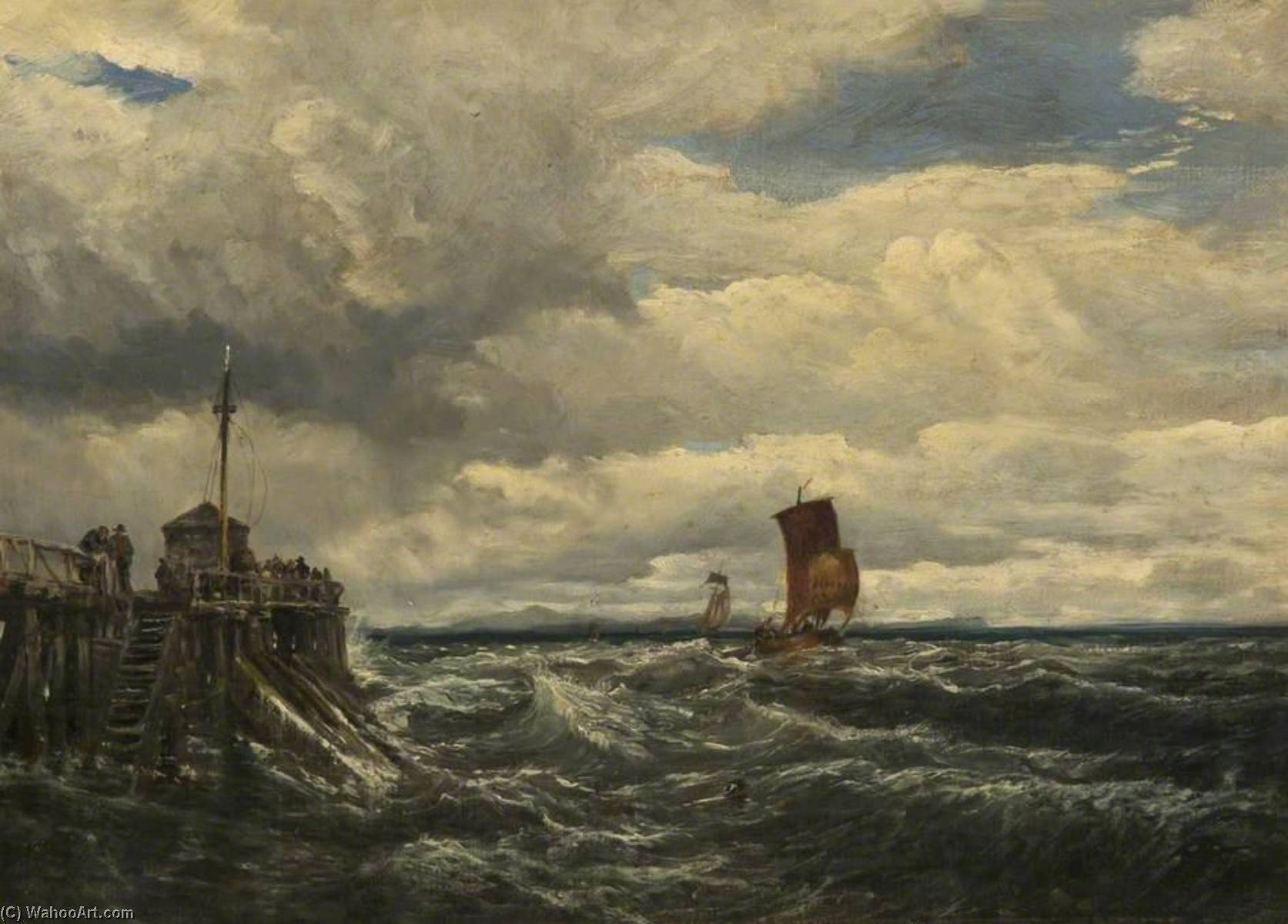 Buy Museum Art Reproductions Looking across the Forth, 1855 by Samuel ...