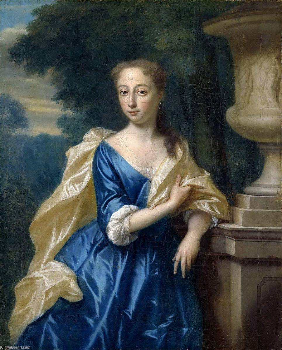 Gemälde Reproduktionen Justina Johanna Ramskrammer, 1734 von Philip Van ...