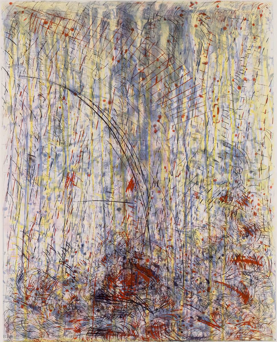 Waterfall, 1988 by Pat Steir Pat Steir | WahooArt.com