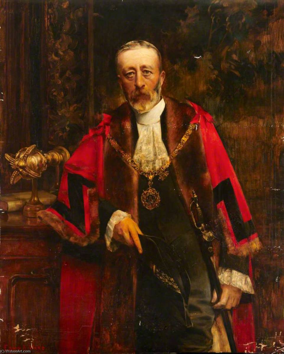 Oil Painting Replica Francis Howse, 1906 by Edwin Arthur Ward (1859 ...