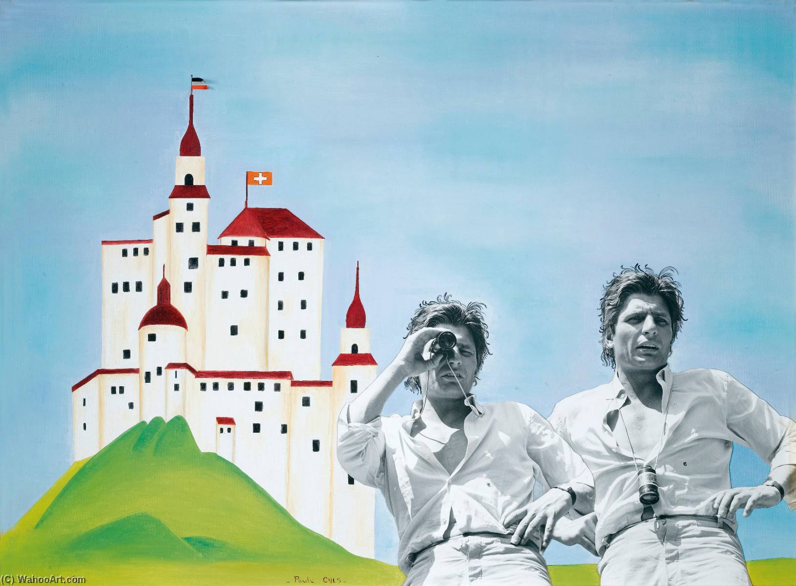 Portrait of Gunter Sachs by Paule Cals Paule Cals | WahooArt.com