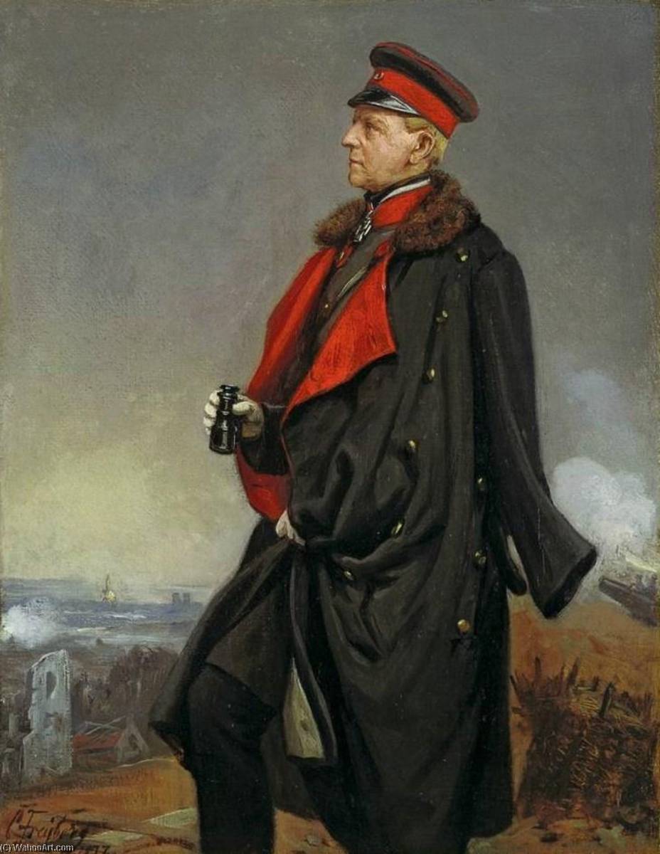 General Marshall Helmuth Graf von Moltke, 1877 por Conrad Freyberg ...