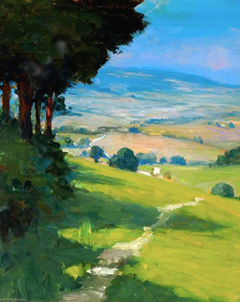 Purchase Oil Painting Replica Kentish Landscape by Cecil Leonard Burns ...