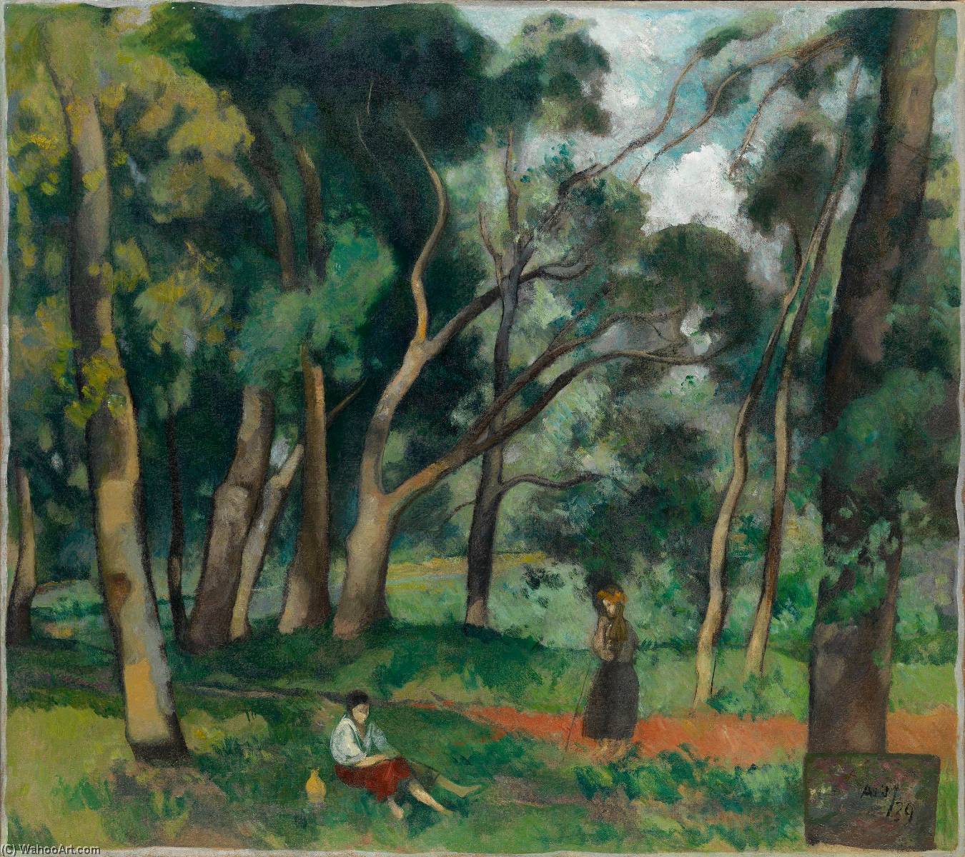 Paintings Reproductions In the Park, 1939 by Alexander Shevchenko (1883 ...