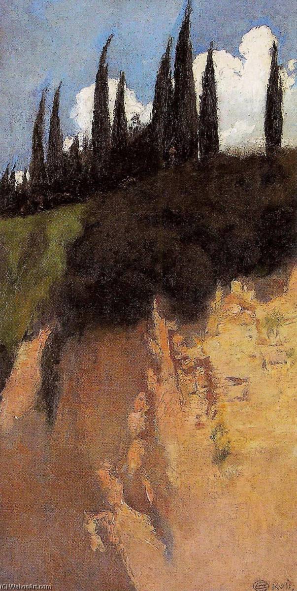 Italian Landscape, 1917 by Edward Okun Edward Okun | WahooArt.com