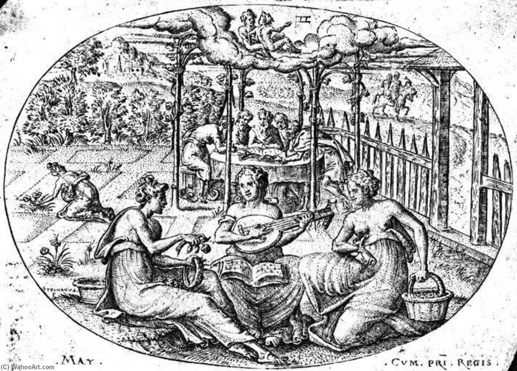 Buy Museum Art Reproductions May, 1568 by Etienne Delaune (1518-1583 ...