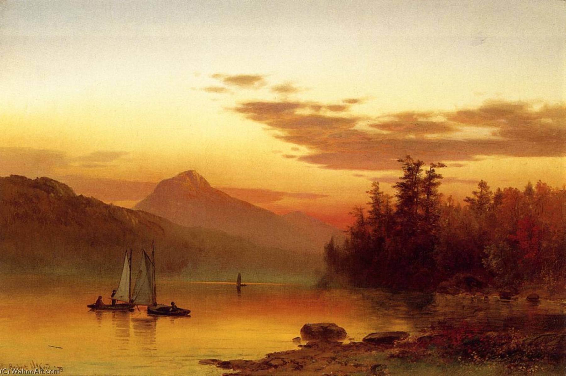 Lake Luzern, New York, 1879 通过 George Herbert Mccord George Herbert ...
