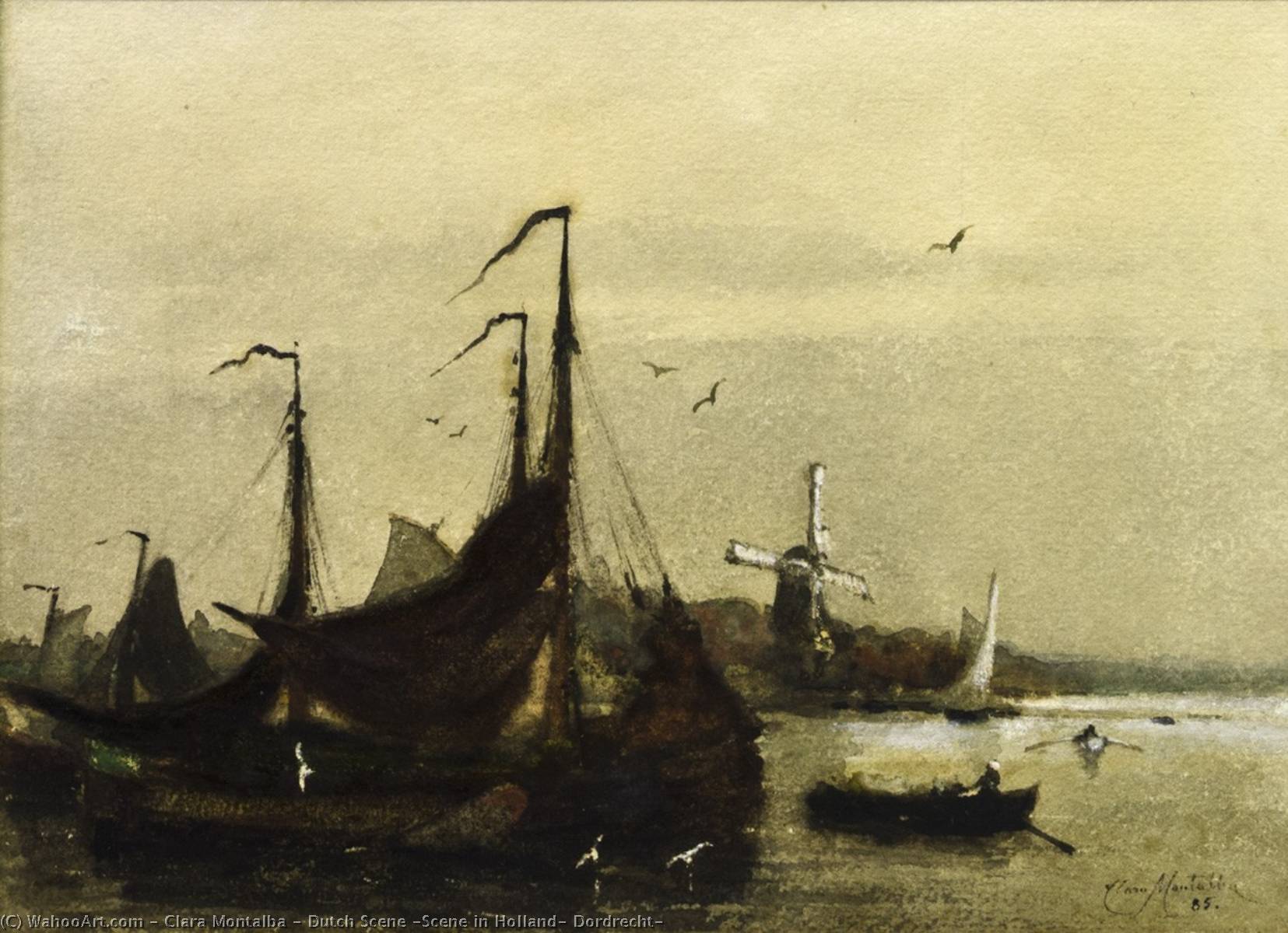 Get Art Reproductions Dutch Scene (Scene in Holland, Dordrecht), 1885 ...