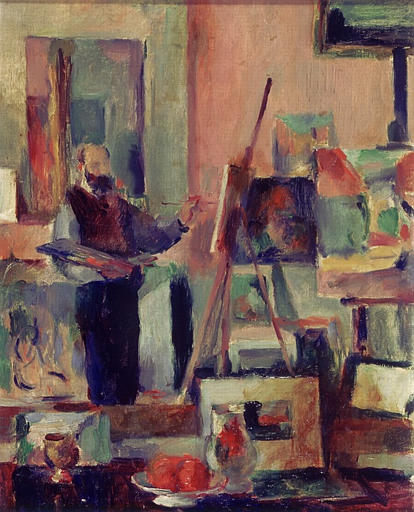 Get Art Reproductions Portrait de l`artiste by Henri Ottmann (1877-1927 ...