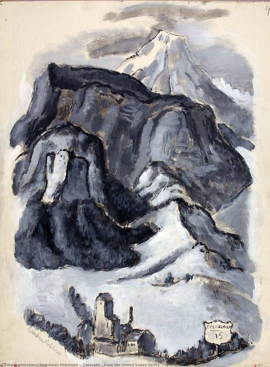 Museum Art Reproductions Colorado, from the United States Series, 1946 ...