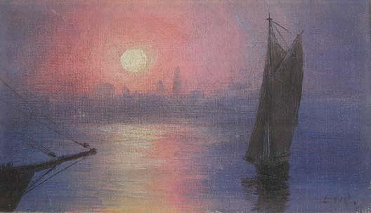 Buy Museum Art Reproductions San Francisco Skyline, (painting), 1900 by ...