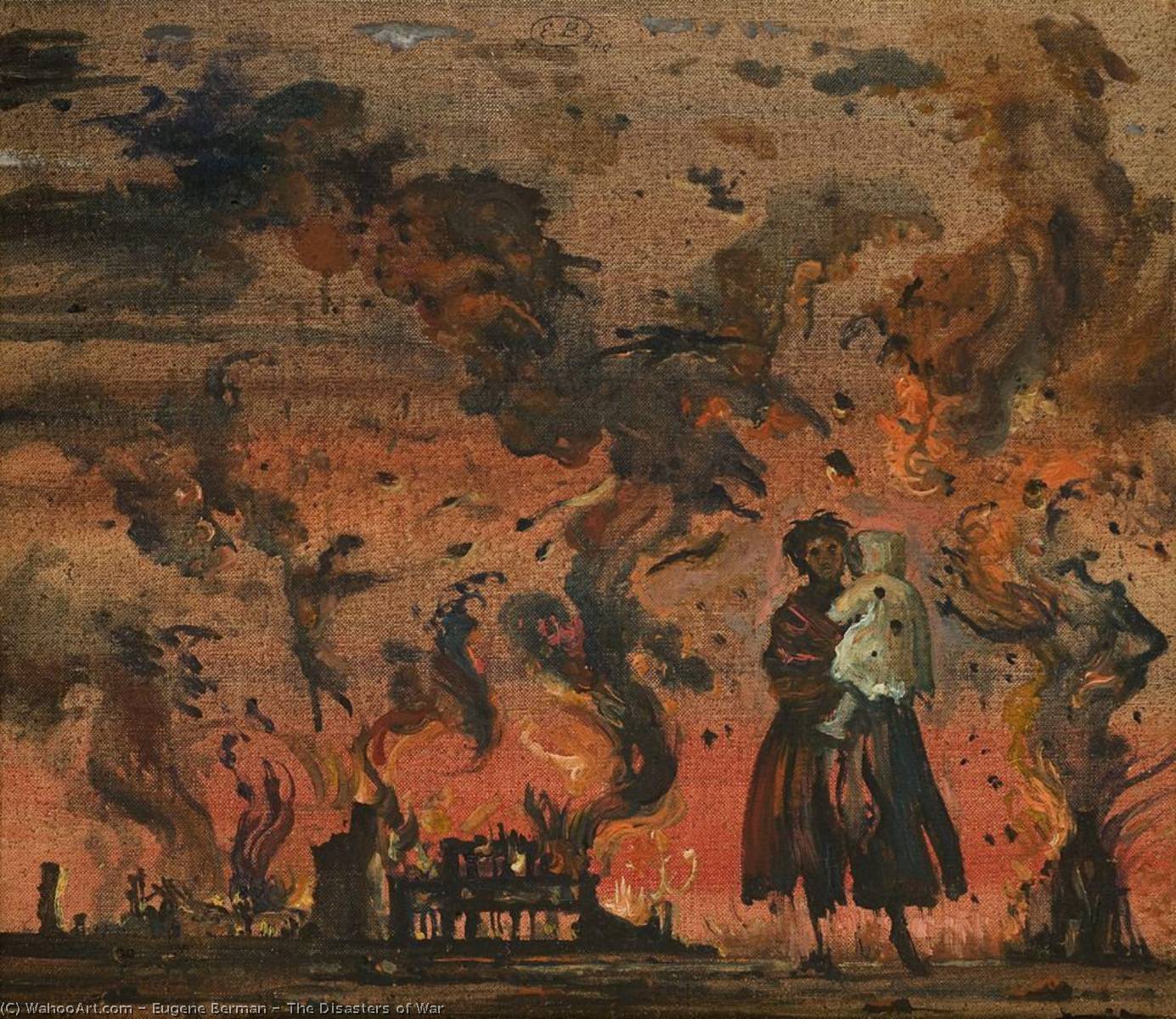 Oil Painting Replica The Disasters of War, 1940 by Eugene Berman ...