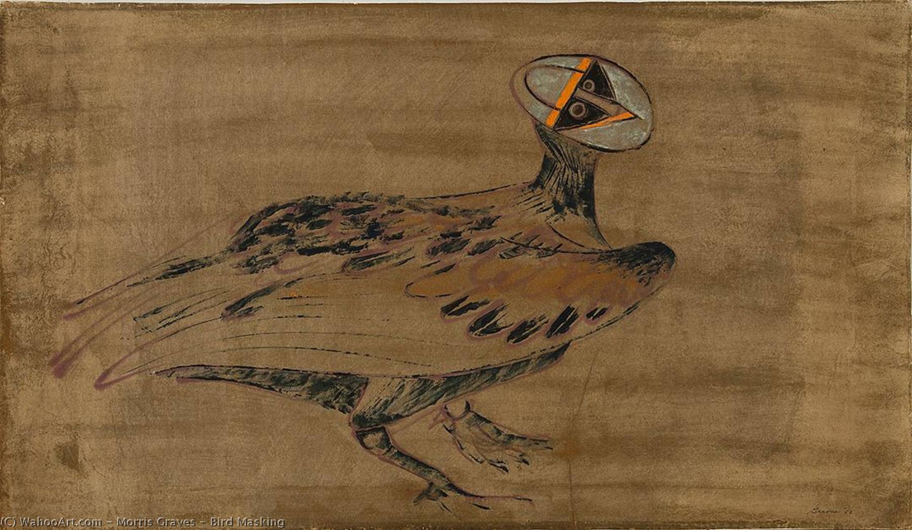 Art Reproductions Bird Masking, 1953 by Morris Graves (Inspired By ...